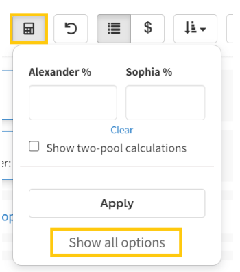 Using the Calculator to Apply Percentage Splits – FamilyPro